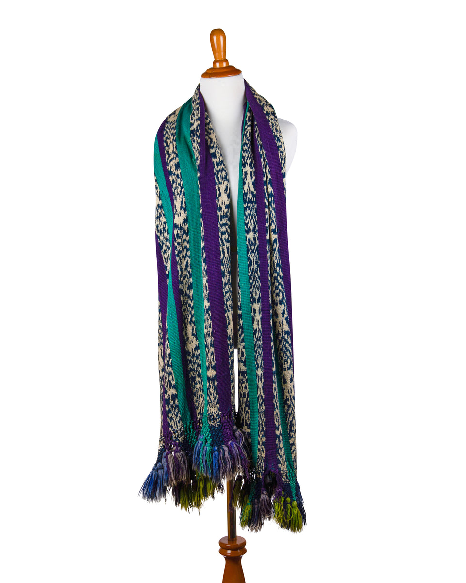 Women's Vintage Rebozo Muffler | Indigo Attire – IndigoAttire