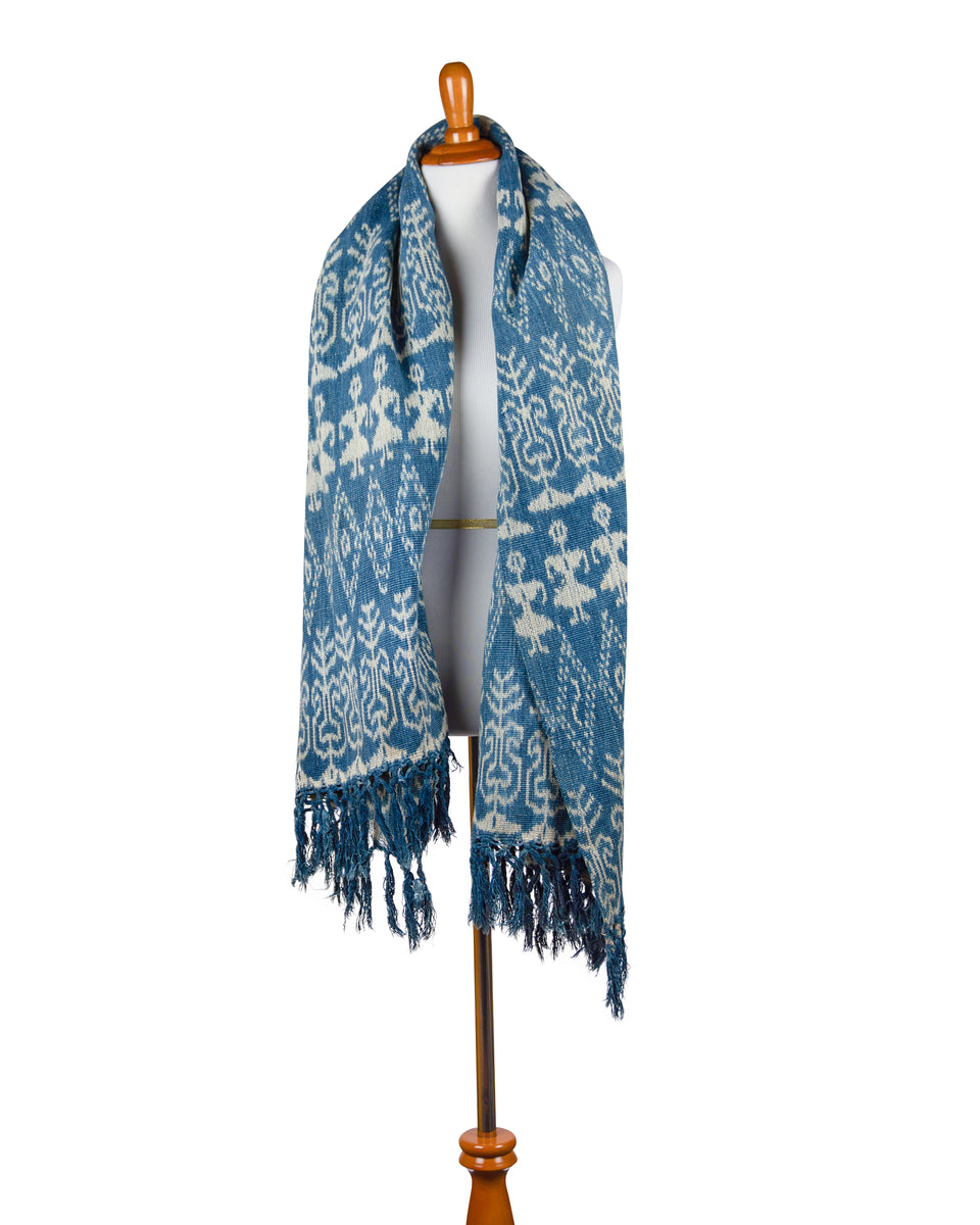 Printed Guatemalan Rebozo Shawl | Indigo Attire – IndigoAttire